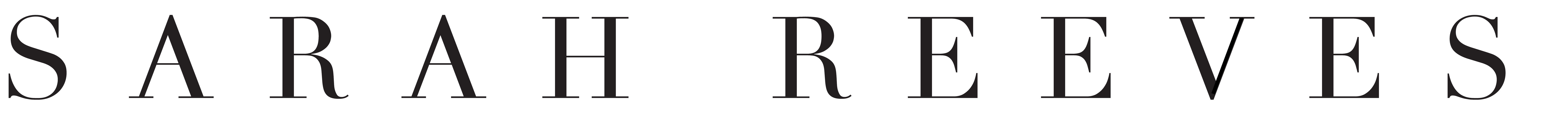 Sarah Reeves | Official Store